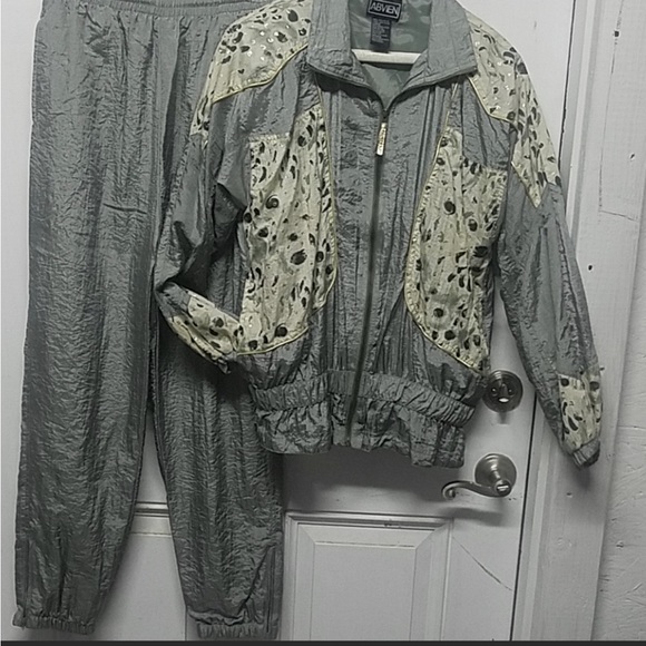 abvien | Jackets & Coats | Abvien Vintage Wind Breaker Wind Suit Sage ...